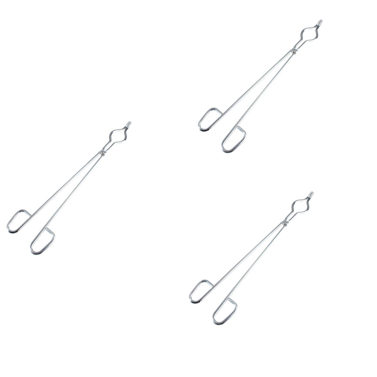 3pcs 45cm Stainless Steel Crucible Tong Clamp Melting Furnace Pliers ...