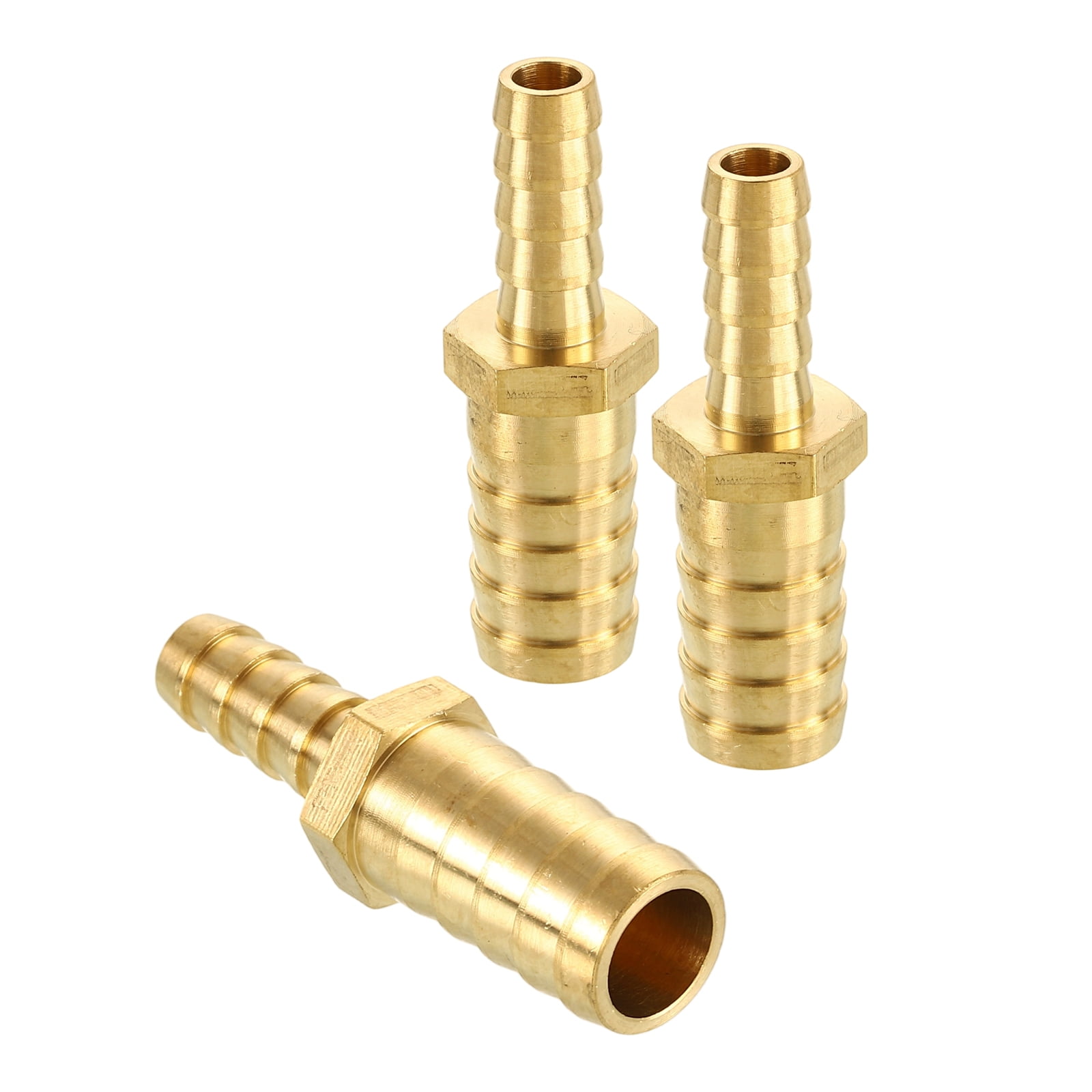 3pcs 5/16" To 1/2" Brass Hose Barb Fitting Metals Splicer Mender for 3D ...
