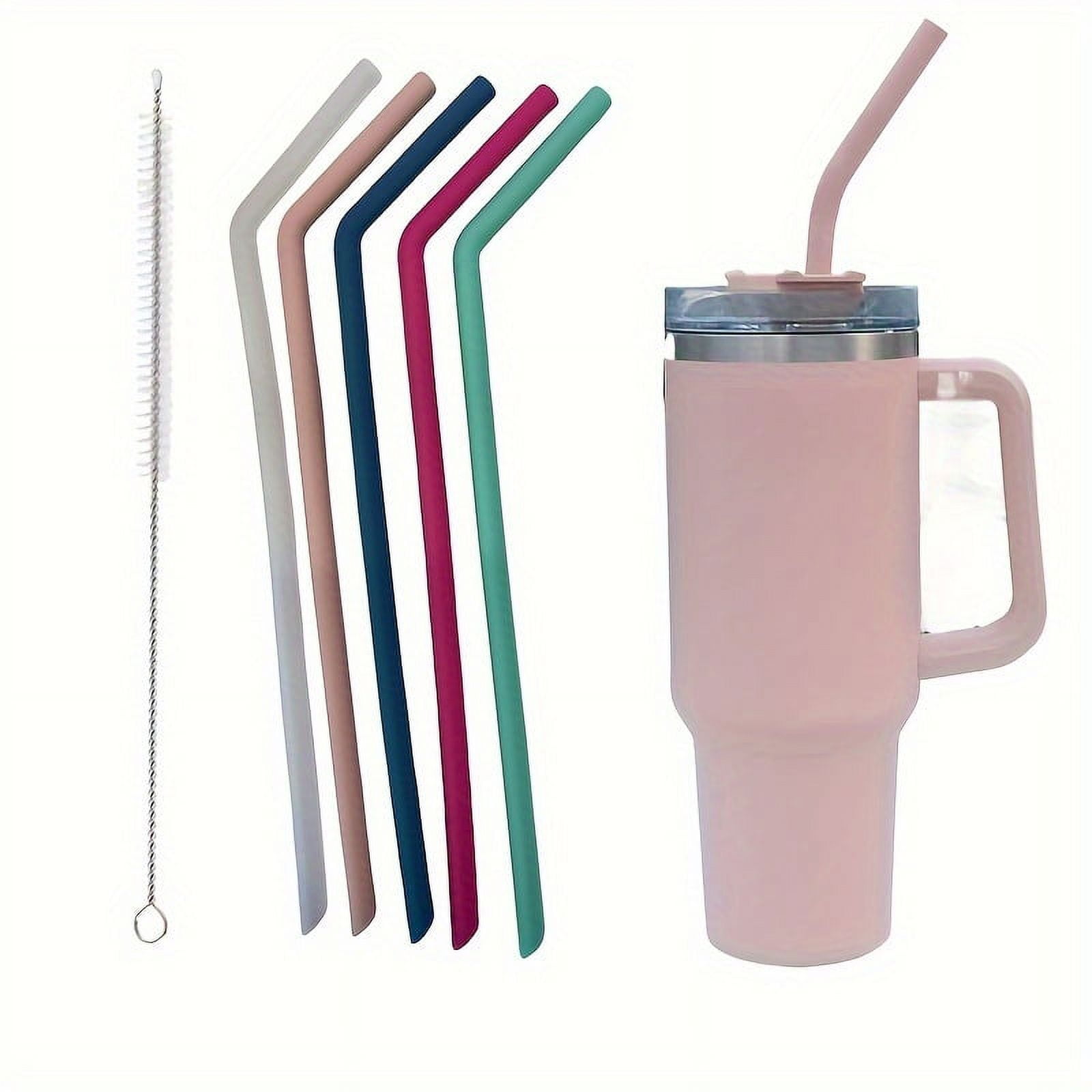 3pcs/5pcs 11.2"/28.45cm Extra Long Silicone Replacement Straws ...