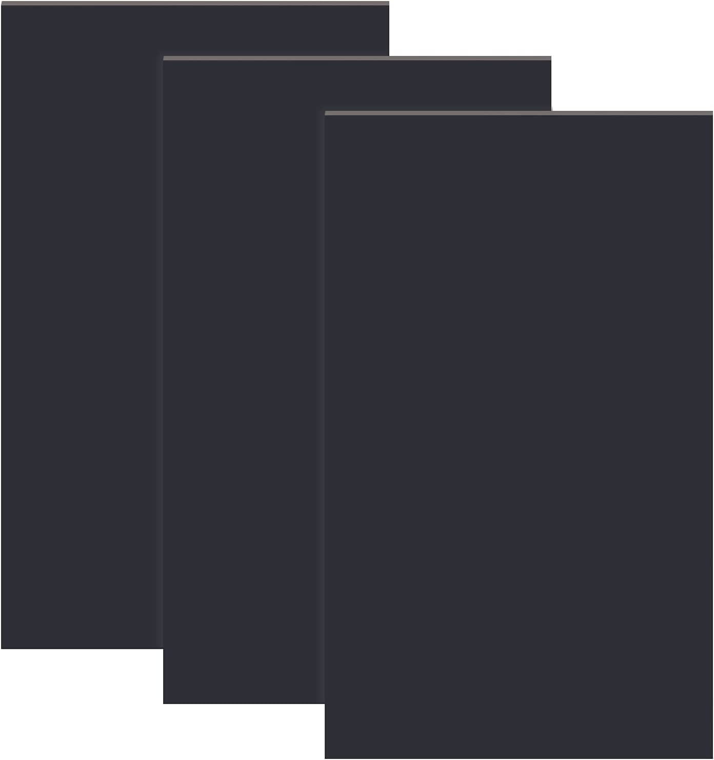 3pcs 6 x 10 Inches Black PVC Foam Board 5mm Thick Expanded PVC Sheet ...