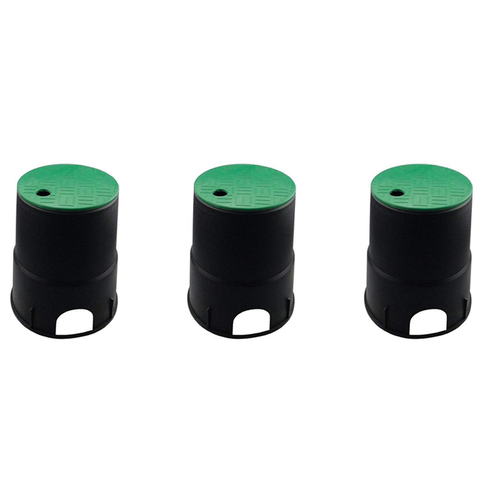 3pcs 6in Garden Lawn Underground Valve Box Cap Sprinkler Watering Valve ...