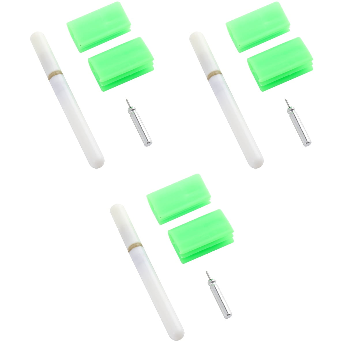 3pcs 7.7cm 6.5g Fishing Rod Night Durable Removable Glowing Light Stick ...