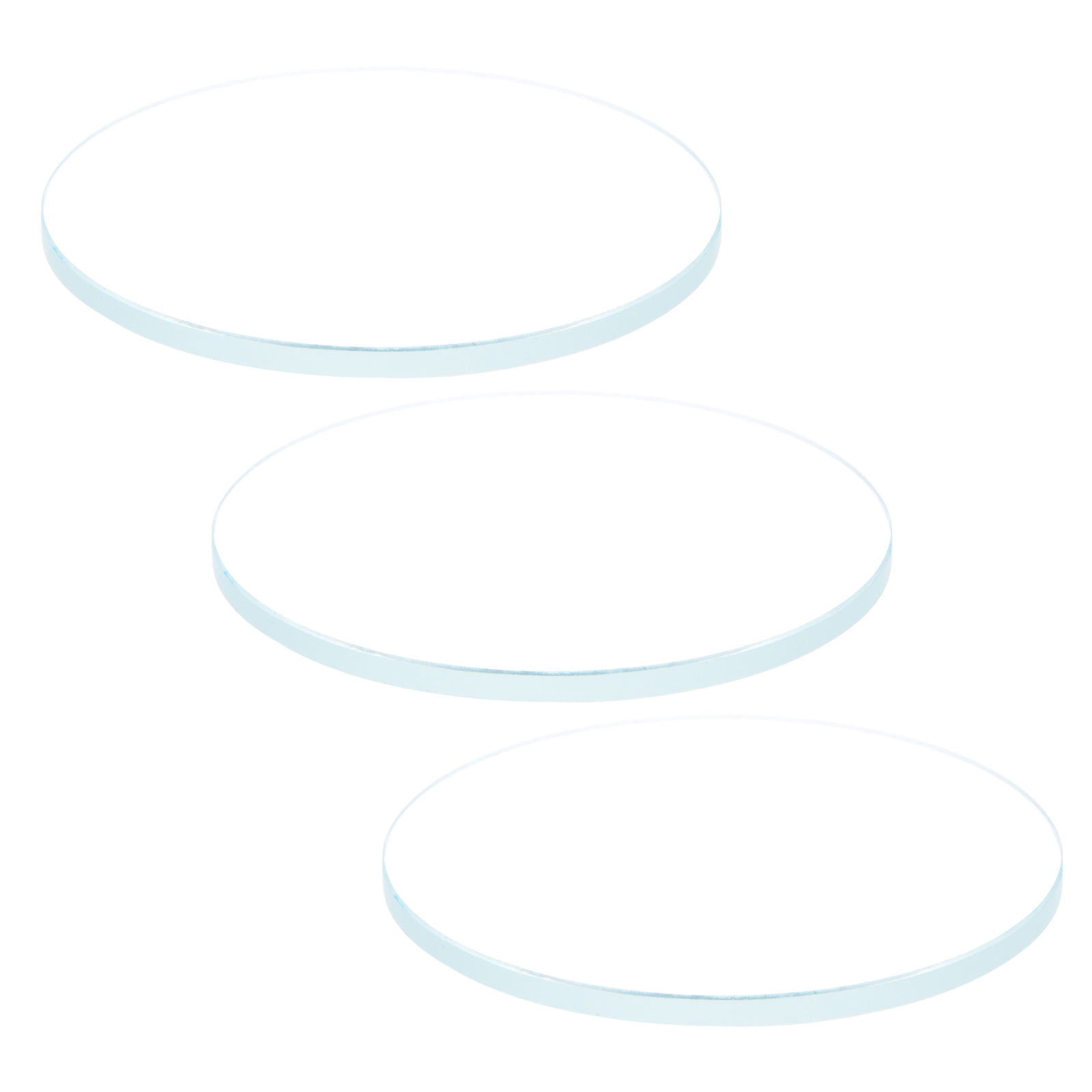 3pcs AR-coating Watch Lens 40mmx2mm Round Flat Mineral Watch Crystal ...
