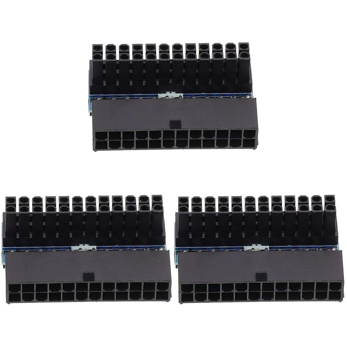 3pcs ATX 24-Pin Adapter Elbow Motherboard Angle Connector Mainboard ...