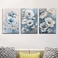 3pcs Abstract Flower Tree Wall Art Paintings - Unframed Modern Canvas ...