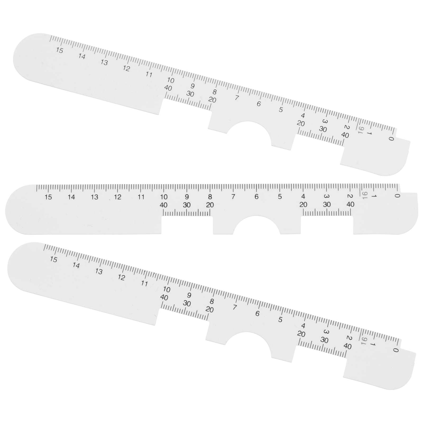 3pcs Accurate Pupillary Distance Ruler For Optometrist Optician ...