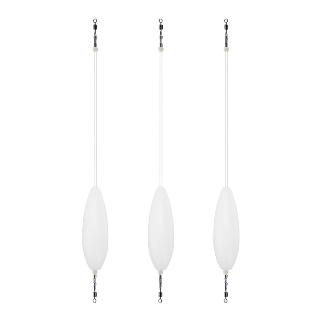 3pcs Acrylic Buoyancy Bobbers for Long Casting 12/15/20/30/40g Floating ...