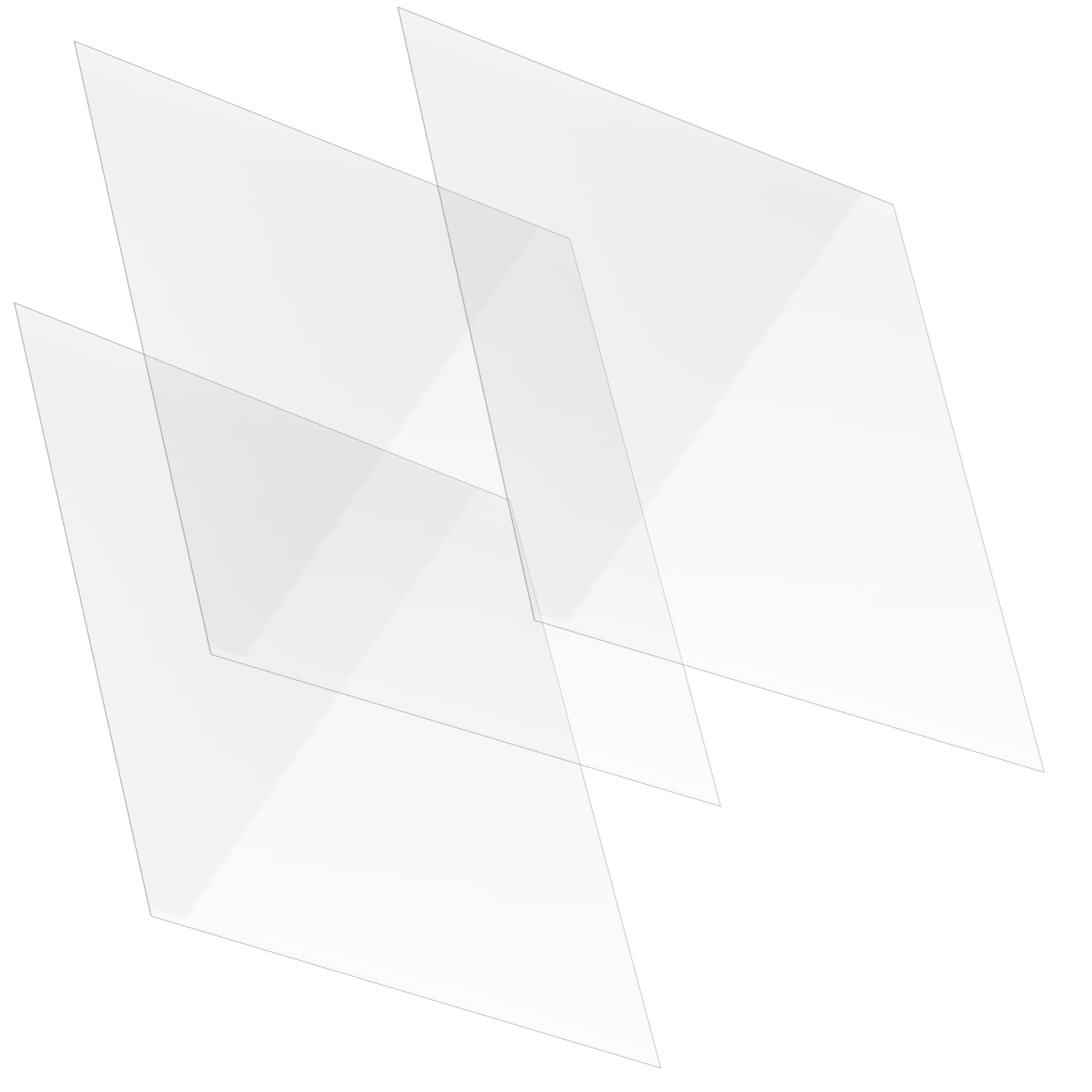 3pcs Acrylic Cabinet Dividers Clear Dividers Acrylic Dividers for Goods ...