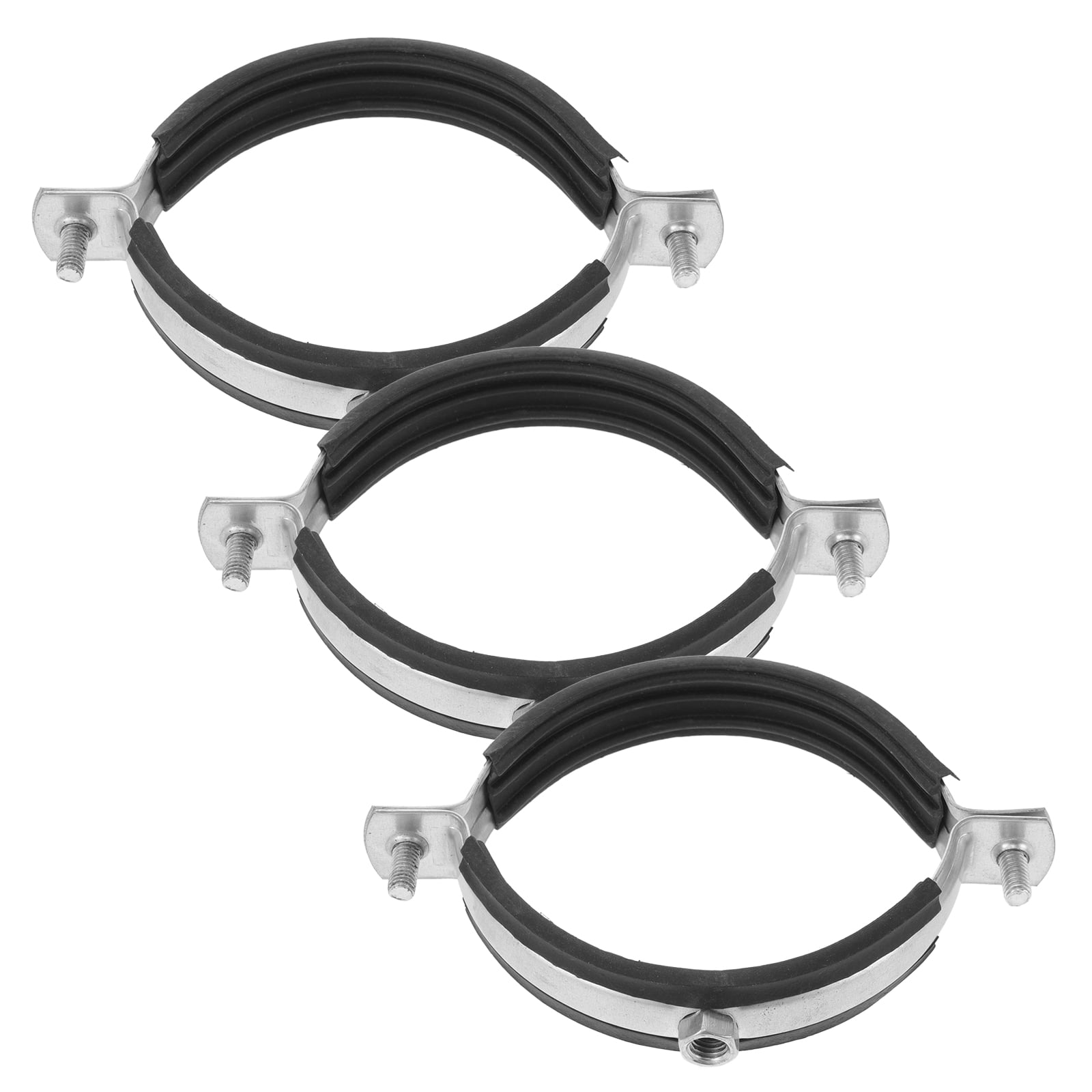 3pcs Adjustable Pipes Supports For Pipes Metals Carbon Steel Wall Mount ...