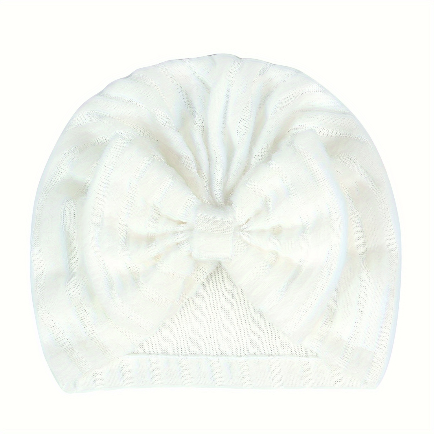 3pcs Adorable Warm Bow Hats for Newborns and Infants - Soft, Breathable ...