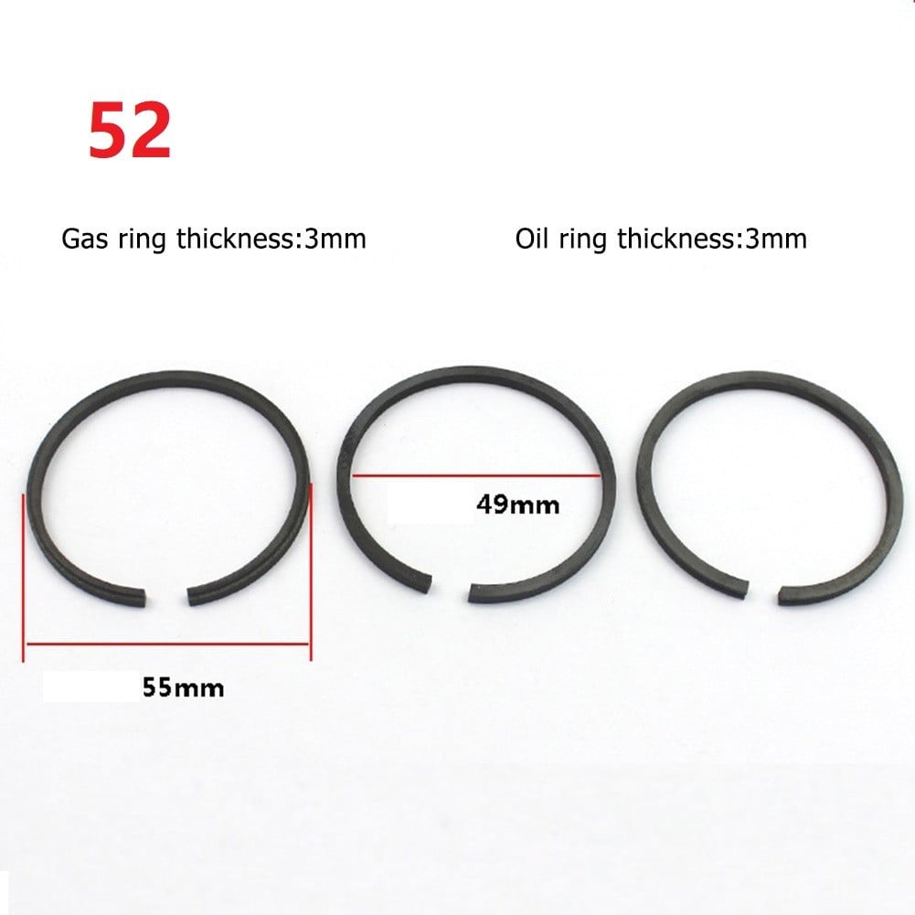 3pcs Air Compressor Piston Ring Pneumatic parts for 42/47/48/51/52/65mm ...