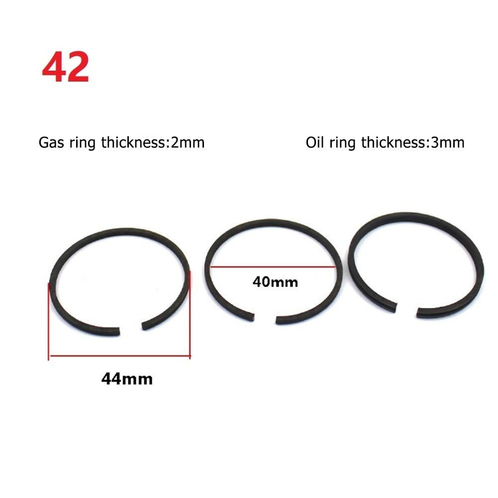 3pcs Air Compressor Piston Rings for 42mm to 100mm Cylinder Diameter ...