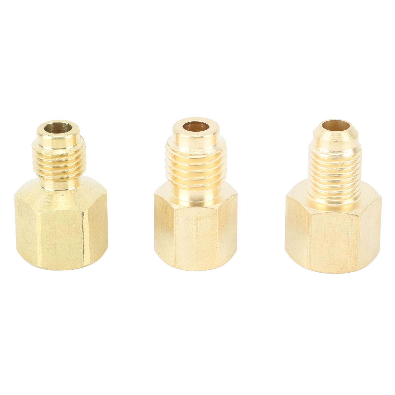 3pcs Air Conditioner Brass Adapter Durable Vacuum Adapter Portable ...
