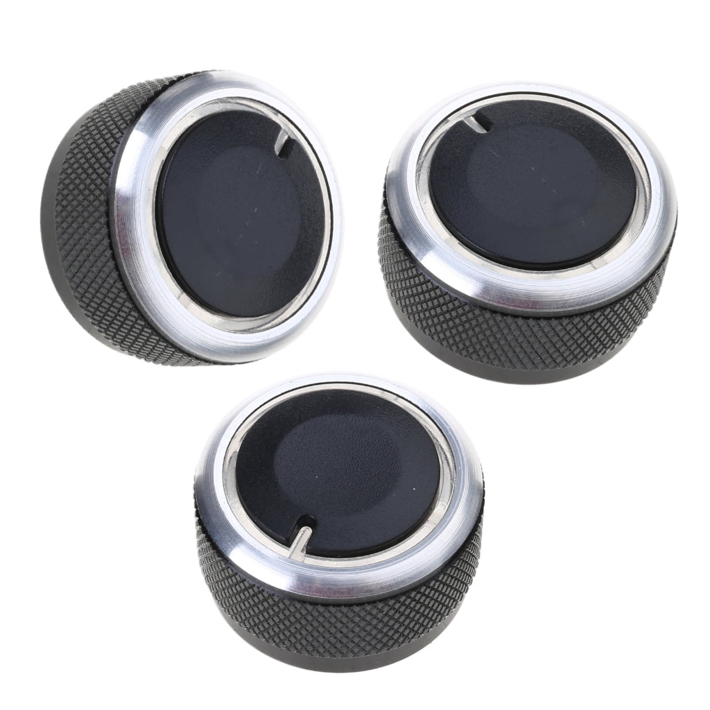 3pcs Air Conditioner HVAC Heater Blower Fan Control Button Switch Knob ...