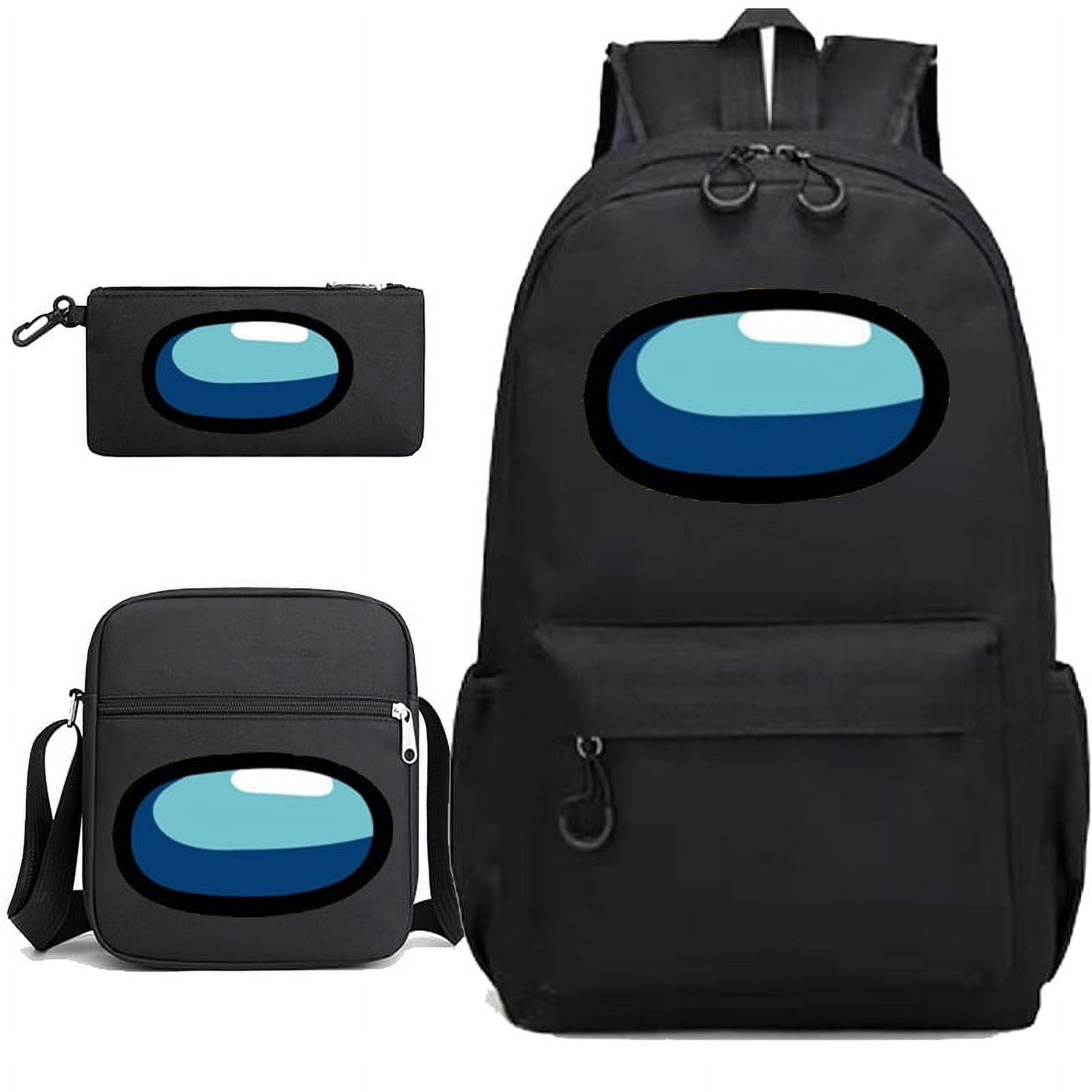 3pcs Among-us Backpack Set, Multi-functional Laptop Bag 17in Water ...