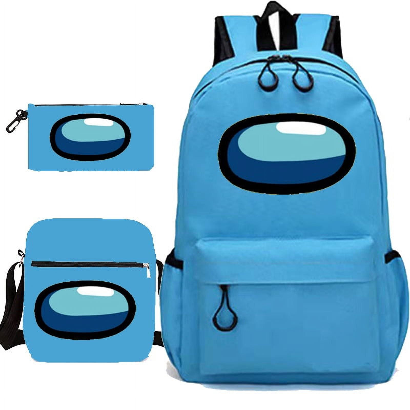 3pcs Among-us Backpack Set, Multi-functional Laptop Bag 17in Water ...