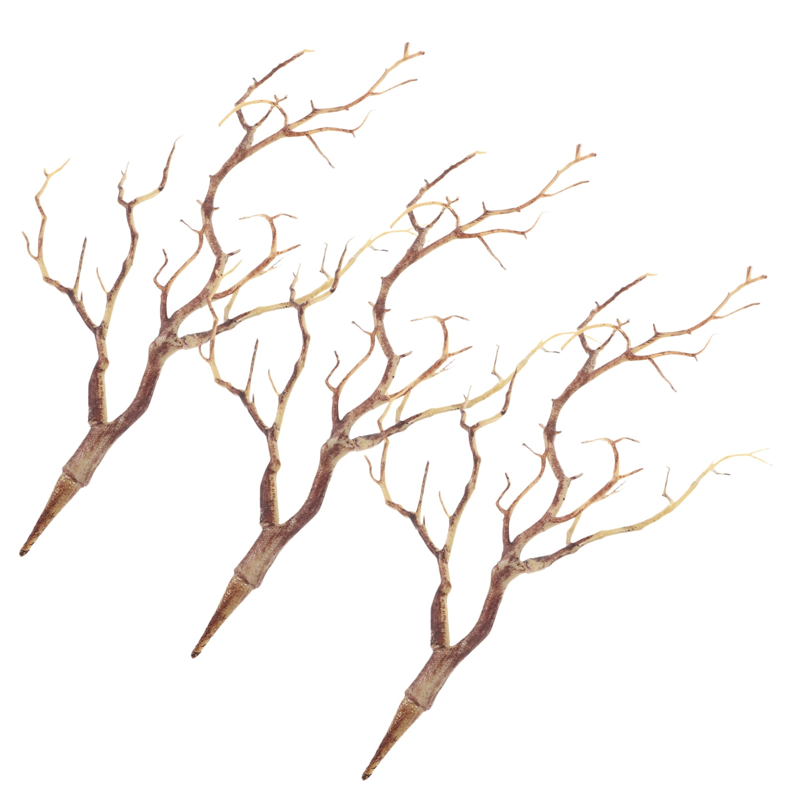 3pcs Artificial Dried Tree Branches Plastic Fake Branches Similart to ...