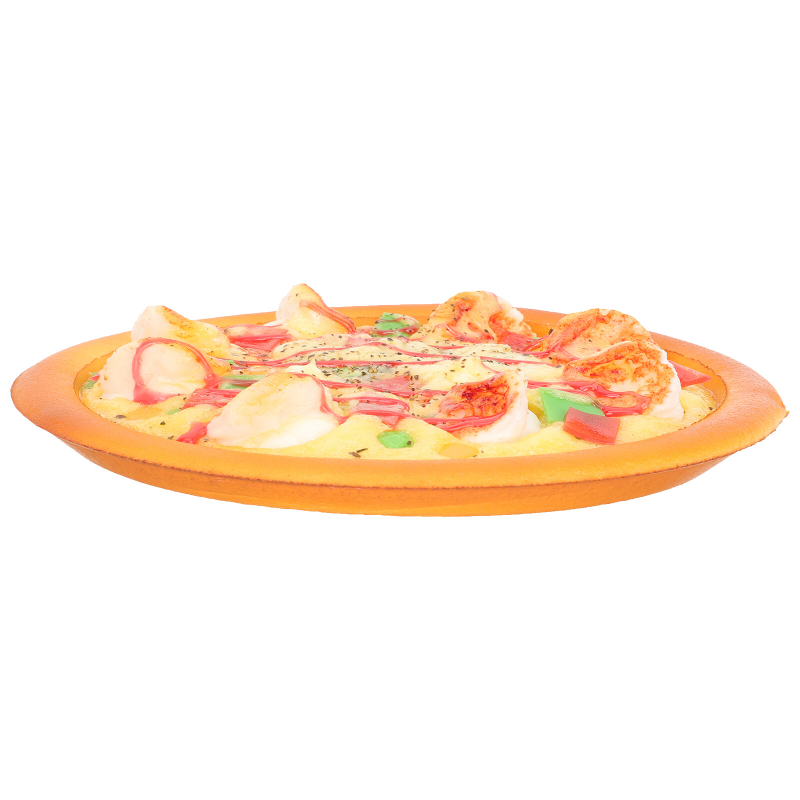 3pcs Artificial Pizza Model Fake Pizza Ornament Pizza Photography Prop ...