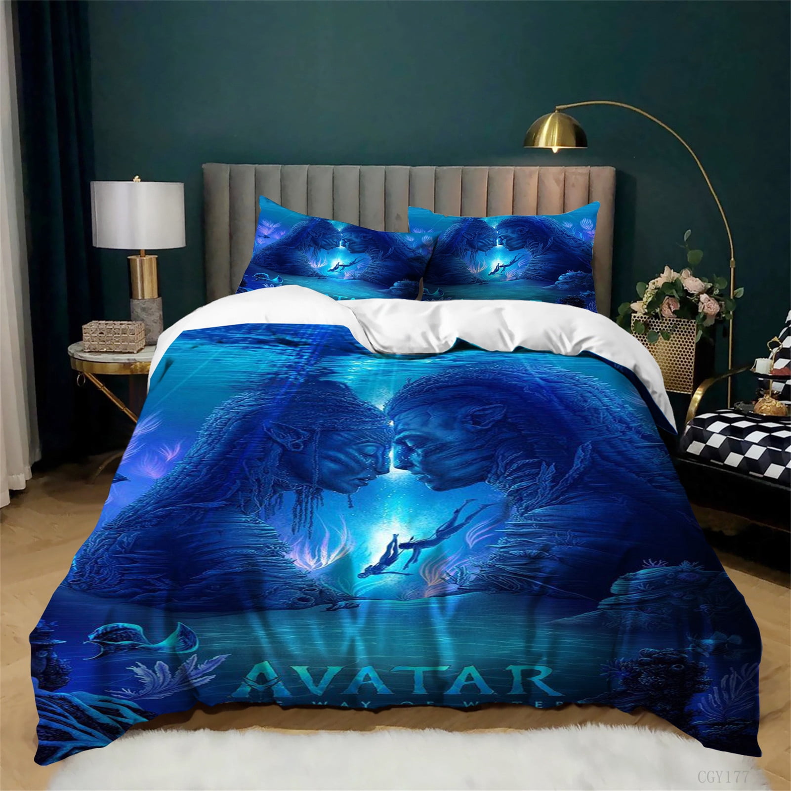 3pcs Ava_tar Bedding Set Cozy Soft Breathable Comforter Quilt Cover ...