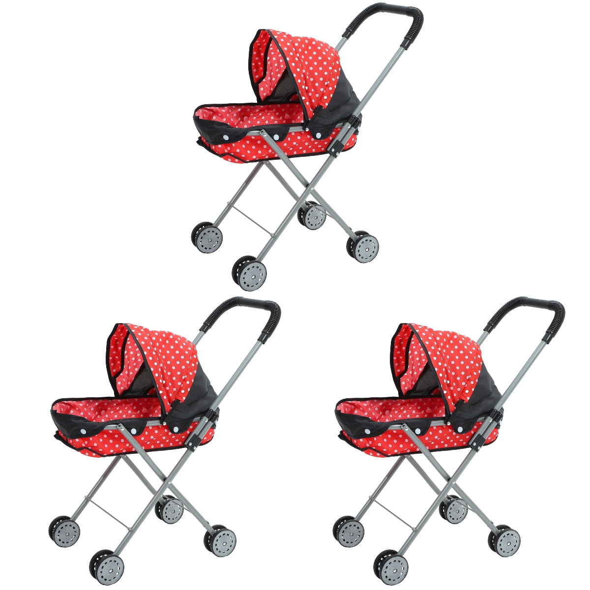 3pcs Baby Doll Stroller Baby Stroller Dolls Play Stroller Doll Stroller ...