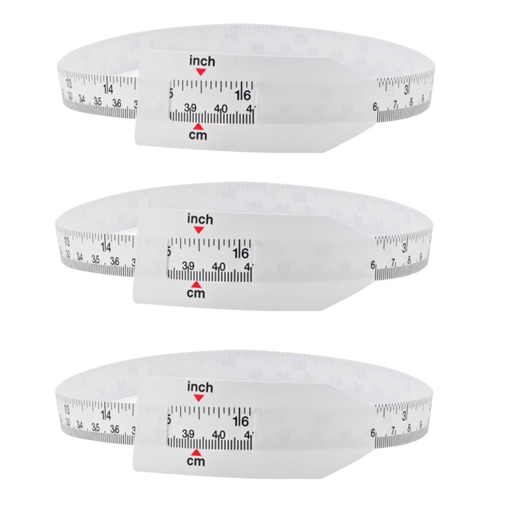 3Pcs Baby Head Circumference Measuring Ruler Pp Plastic Infant Head ...