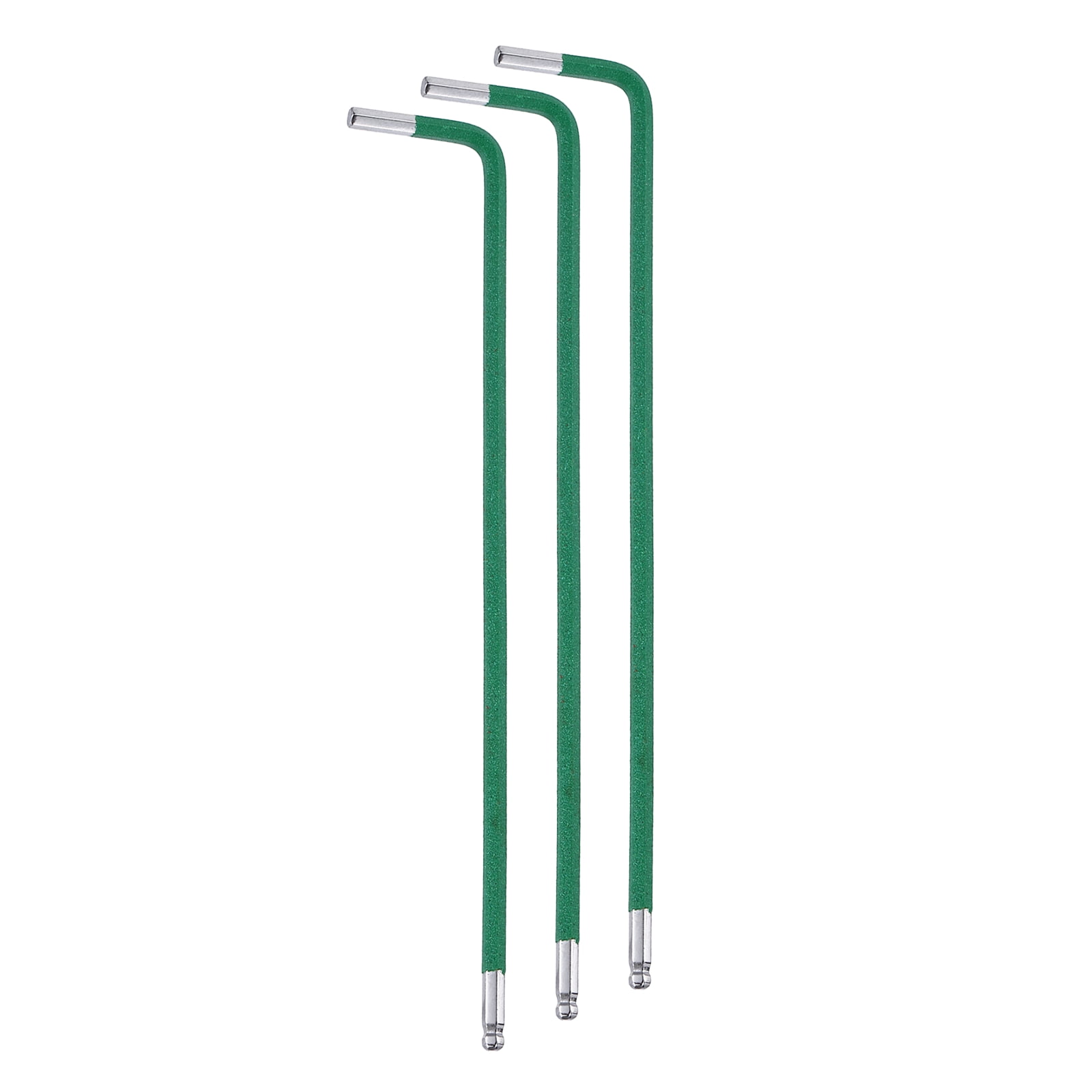 3pcs Ball End Hex Key Wrench 2.5mm Metric S2 Steel L-Shape Long Arm ...