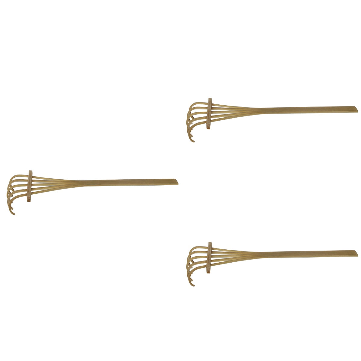 3pcs Bamboo Rake Sand Table Accessories Five Teeth Mini Rake - Walmart.com