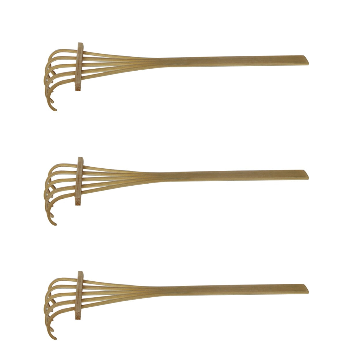 3pcs Bamboo Rake Sand Table Accessories Five Teeth Mini Rake - Walmart.com