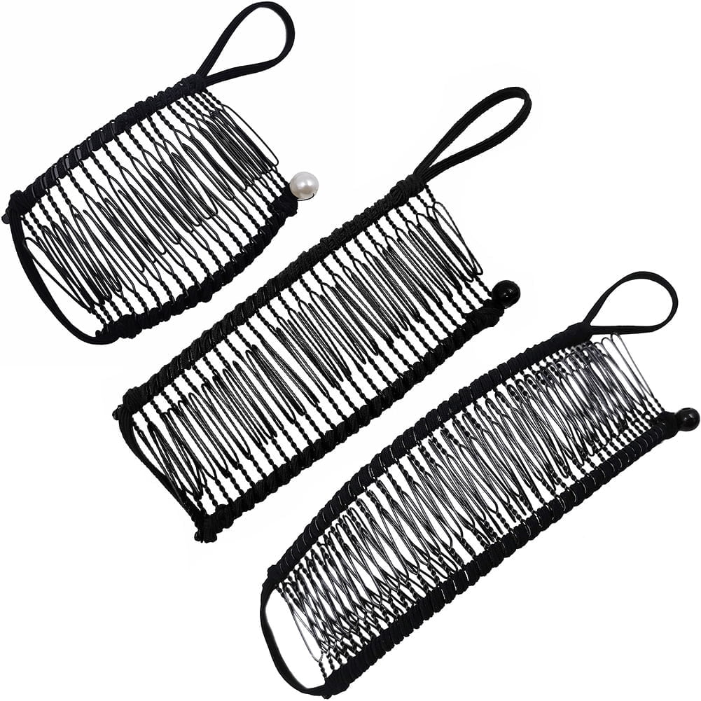 3pcs Women's Banana Hair Clips, Vintage, for Thick, Long Hair, with ...