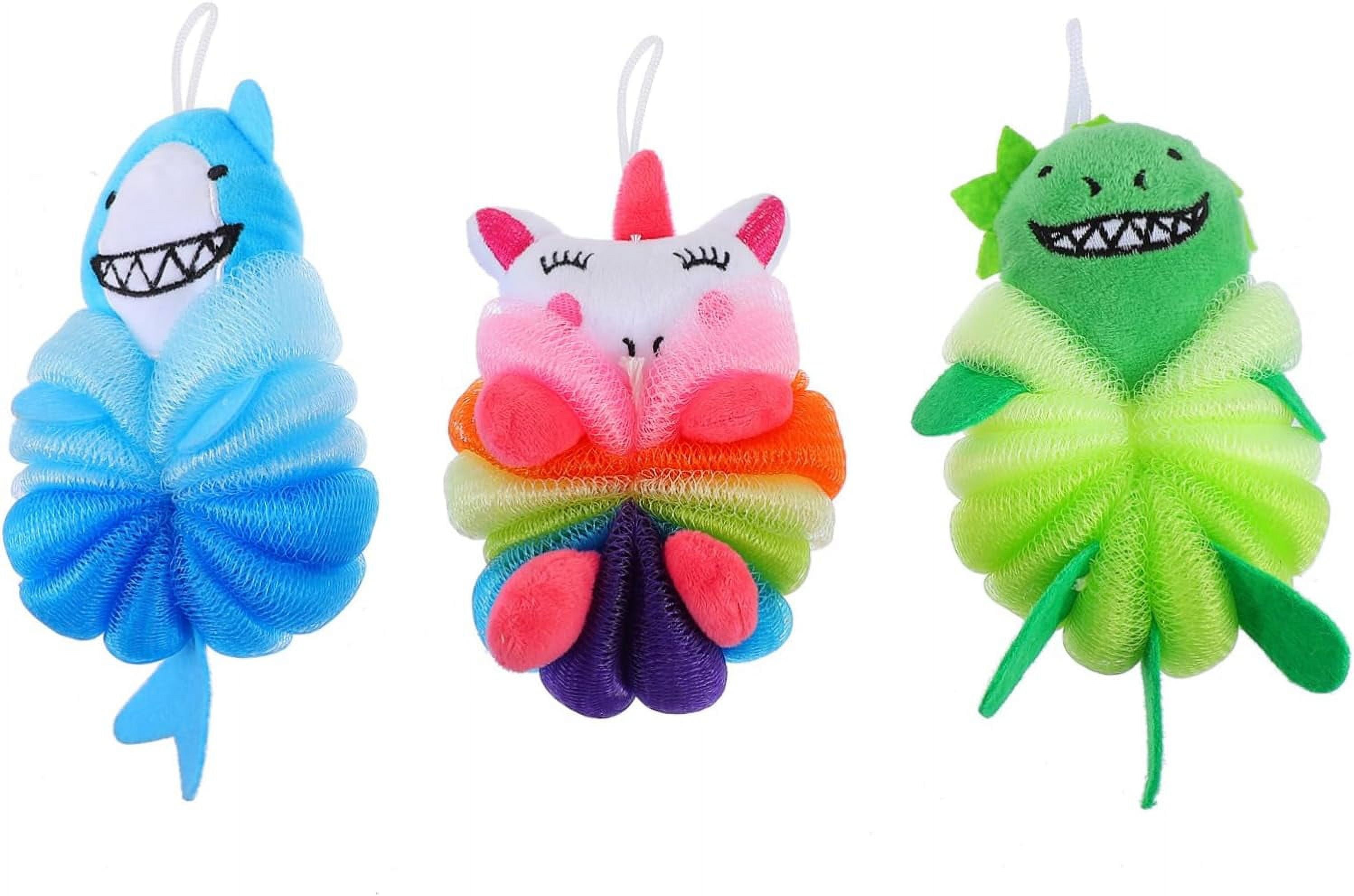 3pcs Bath Ball Spa Puff Scrubber Mesh Bath Sponges Bath Shower Sponge ...