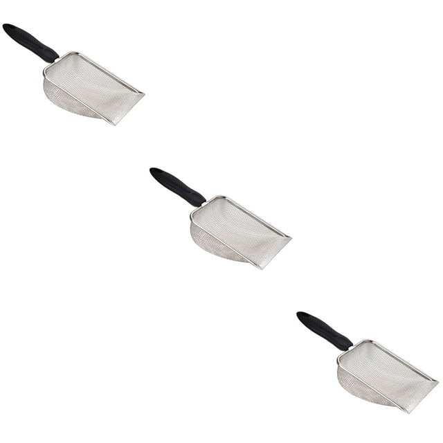 3pcs Beach Mesh Shovel Kids Sand Filter Shovel Beach Seashells Shovel ...