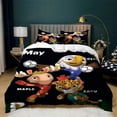 3pcs Bedding Duvet Cover Set Football Star Bedding Set Lightweight ...