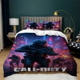 3pcs Bedding Duvet Cover with Zipper Closure Call of Duty Bedding Set ...