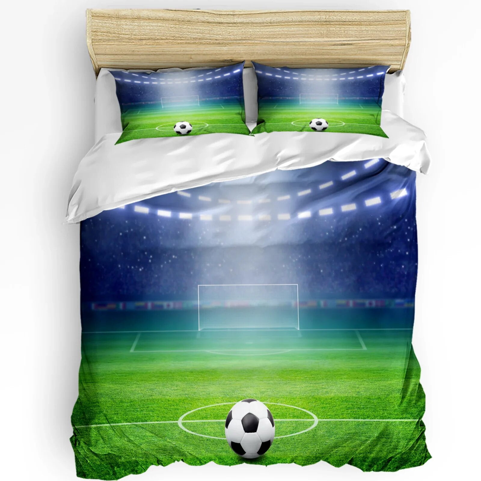 3pcs Bedding Set Basketball Court Stadium Home Textile Duvet Cover ...