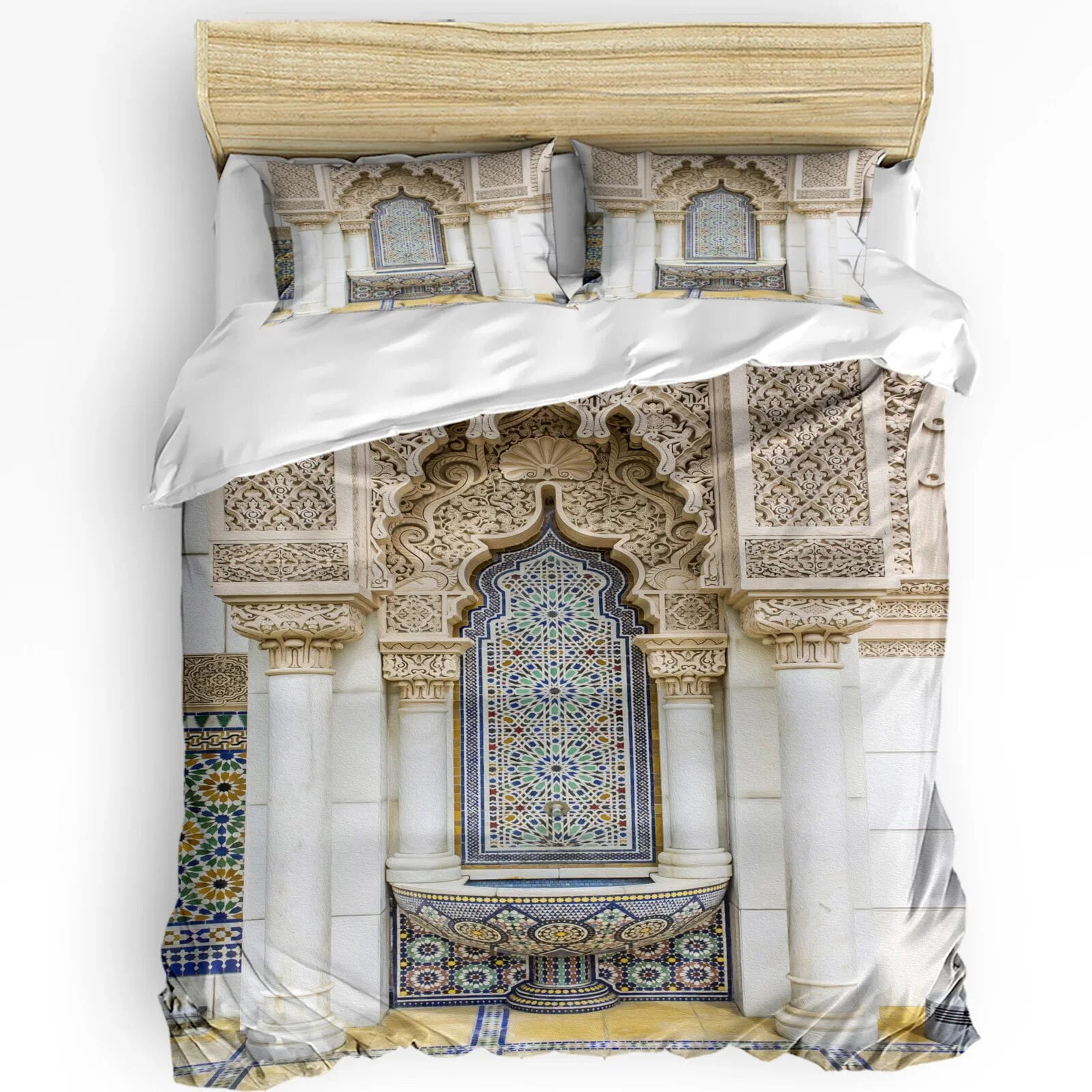3pcs Bedding Set Morocco Home Textile Duvet Cover Pillow Case Boy Kid ...