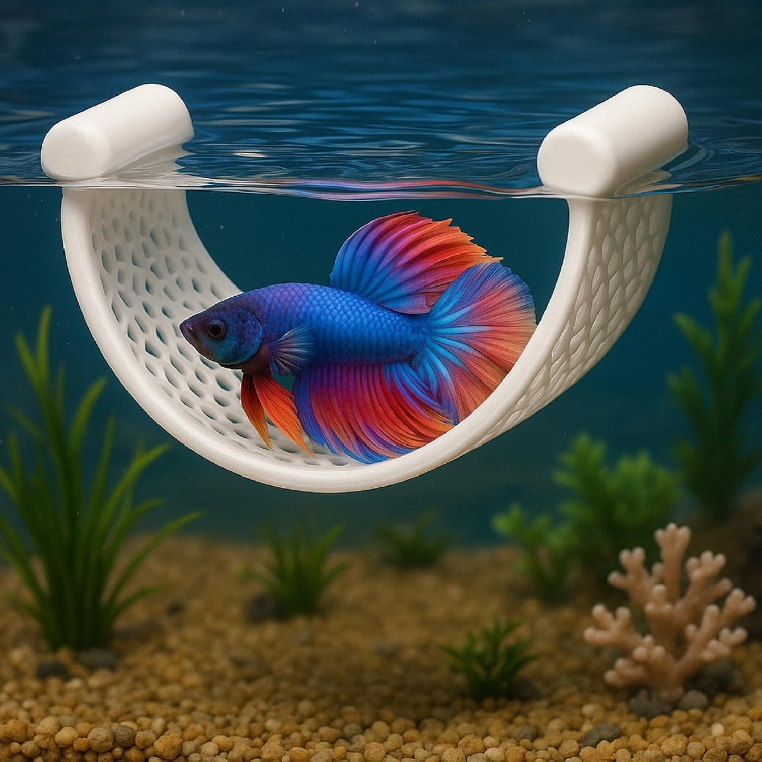 3pcs，Betta Fish Hammock – Minimalist Floating Rest Platform for Shrimp ...