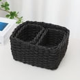 3pcs Bohemian Style Woven Storage Baskets Handcrafted Cosmetic And ...