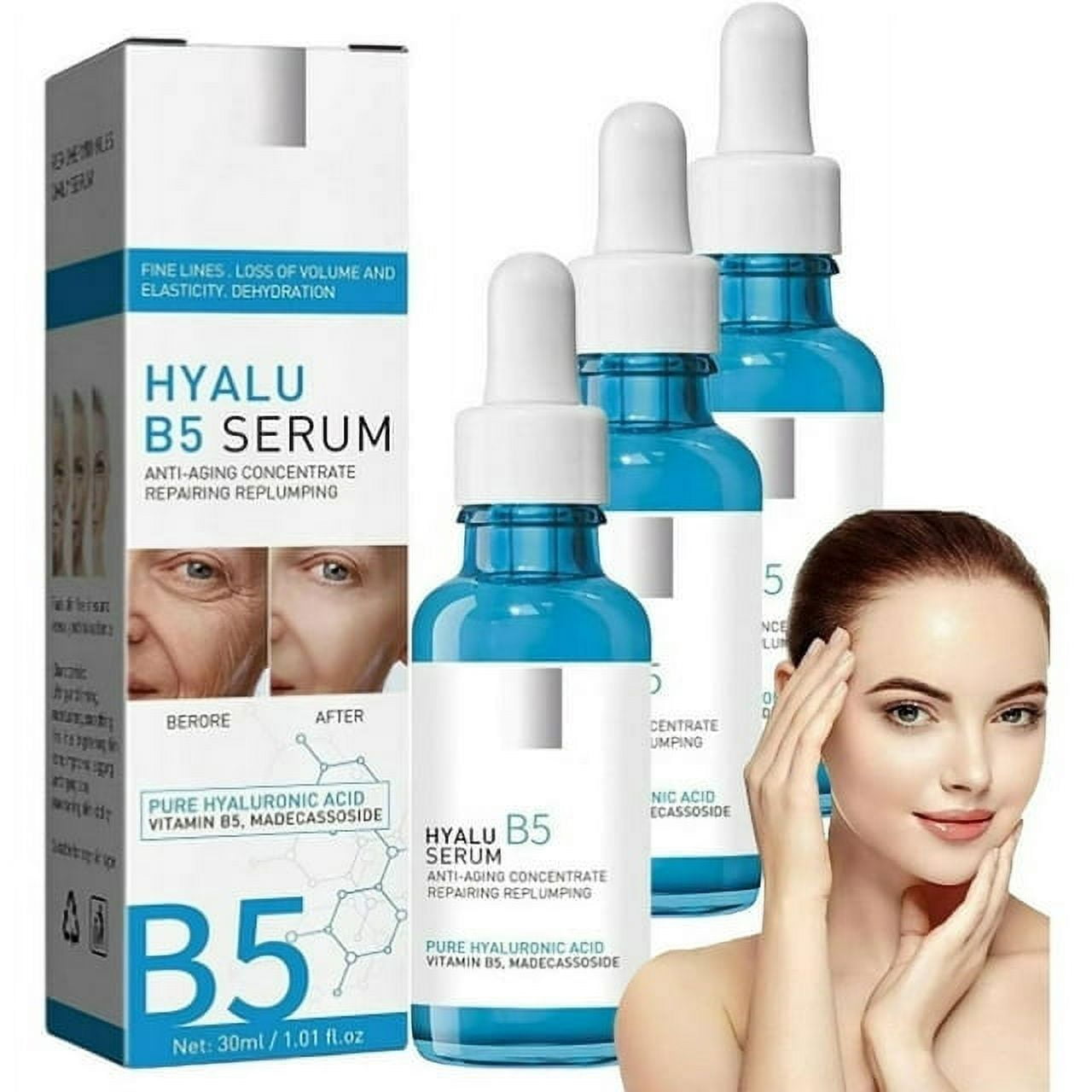 3pcs Botox Face Serum Botox in a Bottle Instant Face Tightening, Anti ...