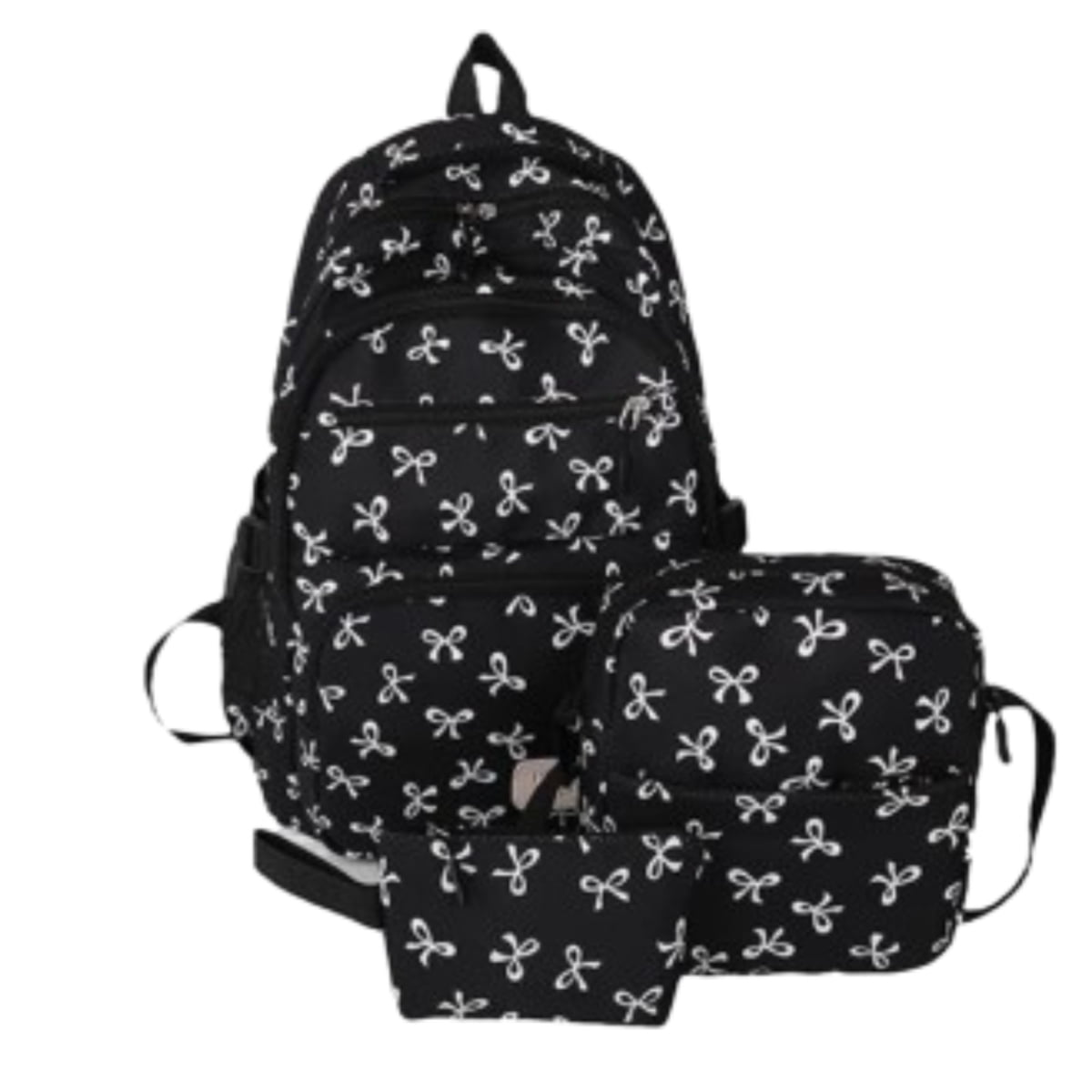 3pcs Bow Backpack Bags Set,Cute Kawaii Backpack Set Aesthetic Daypack ...