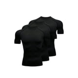 3pcs Boyfriend Style Men's Compression Short Sleeve Shirt For Gym ...