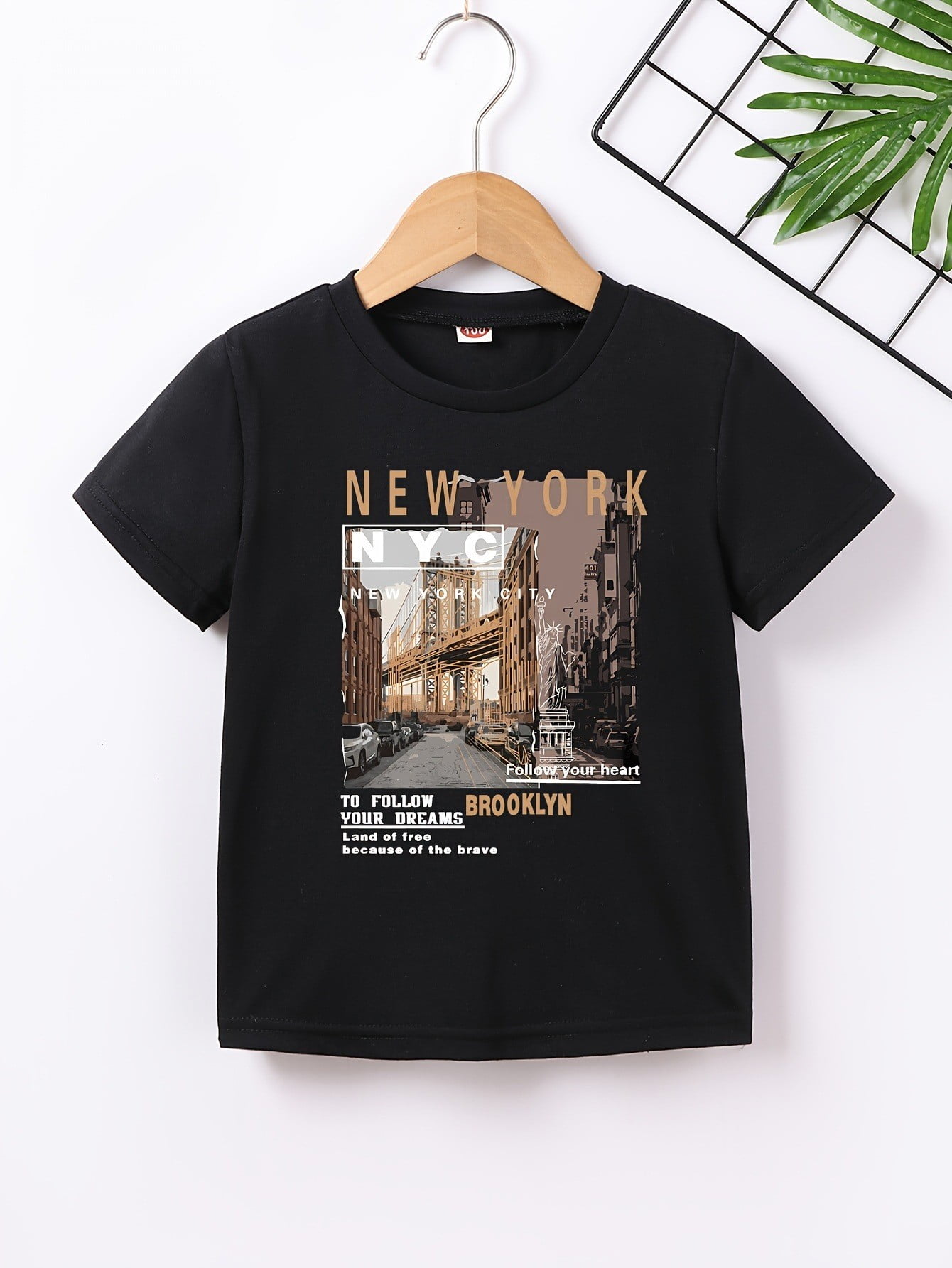 3pcs Boys' Tropical Palm Tree Print T-Shirts - Soft Cotton, Stretchy ...