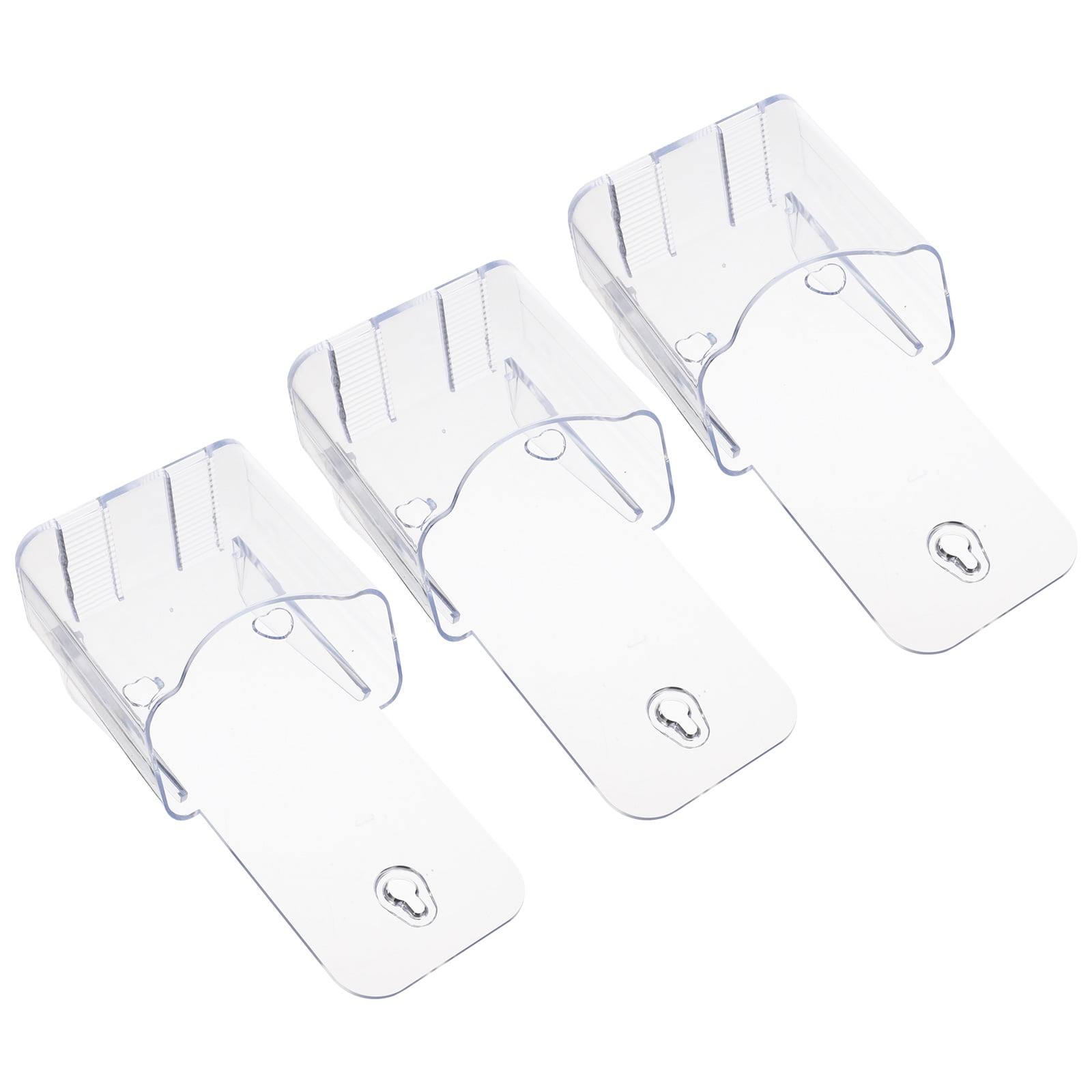 3pcs Brochure Stroage Holder Clear Pamphlet Stand Brochure Display ...