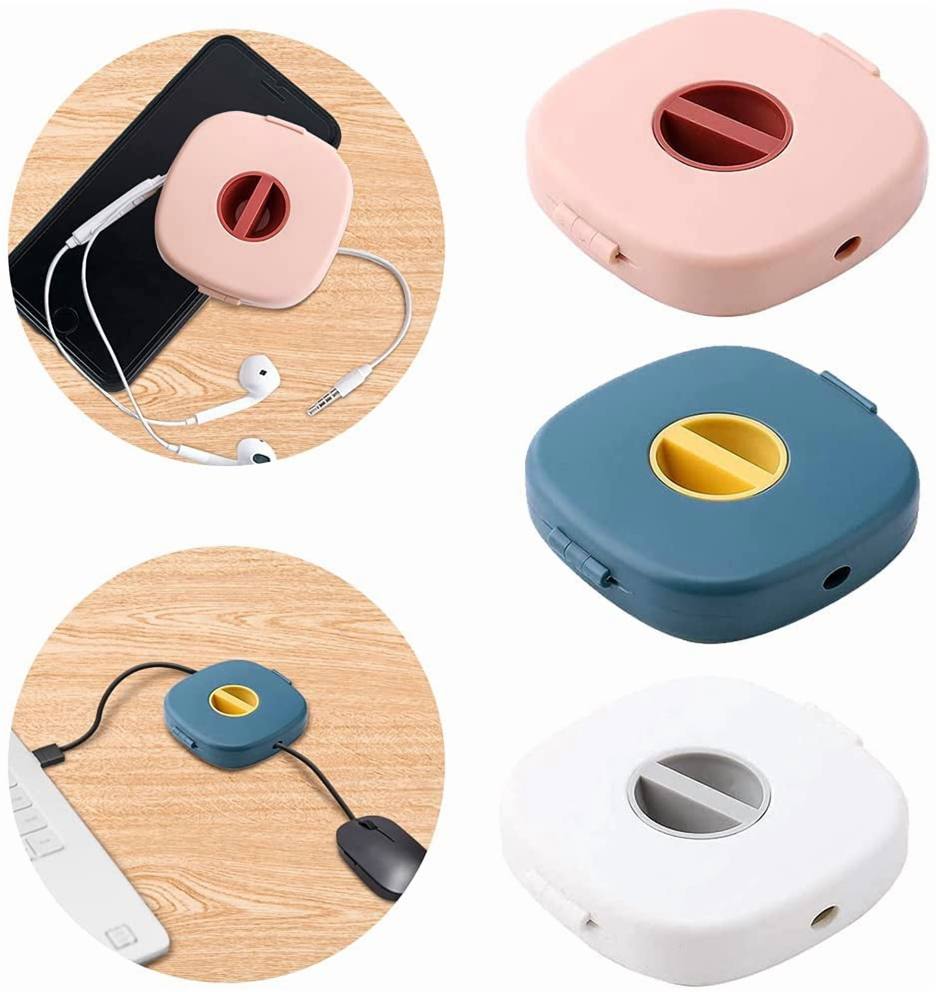 3pcs Cable Management Retractable Cord Organizer: 2-in-1 Cord ...