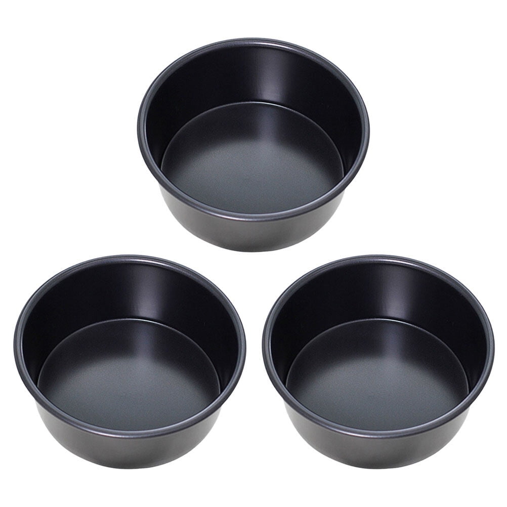 3pcs Cake Pan 4 Inch Chiffon Cake Pan Baking Pan Non Stick Baking Pan ...
