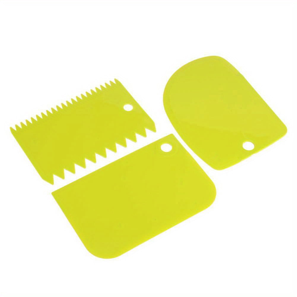 3pcs Cake Scraper Smoother Set, Cake Icing Smoother Tool For Cake ...