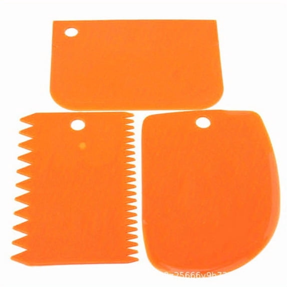 3pcs Cake Scraper Smoother Set, Cake Icing Smoother Tool For Cake ...