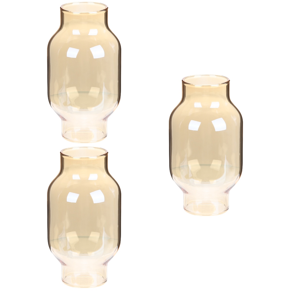 3pcs Camping Oil Lamp Shade Retro Atmosphere Lampshade Glass Shade ...