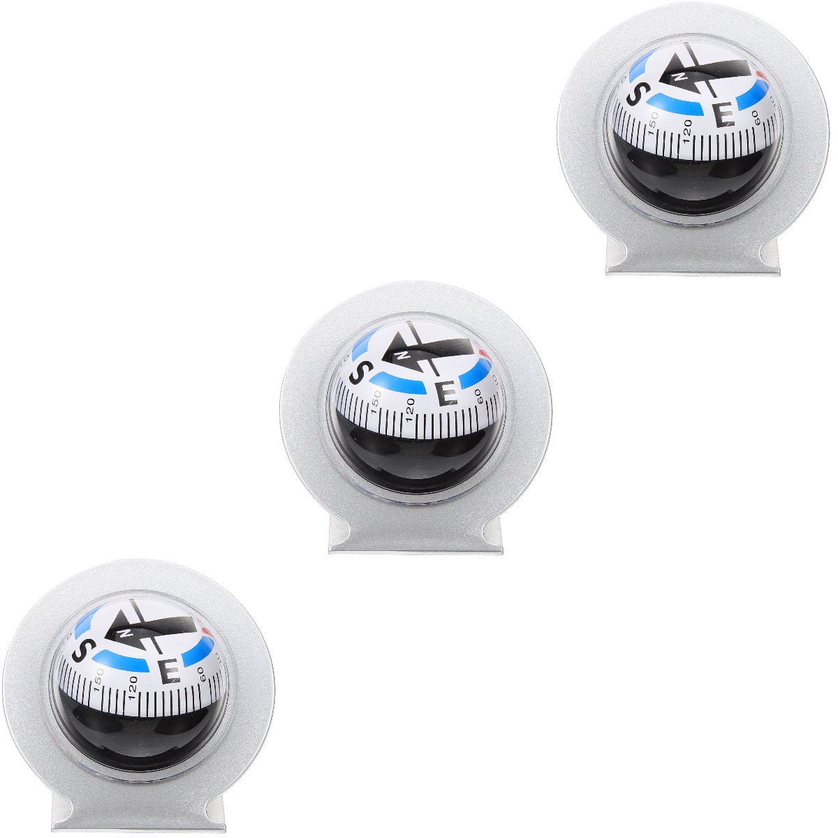 3pcs Car Compass Ball Shaped Compass Dashboard Vehicle Compass Supply ...