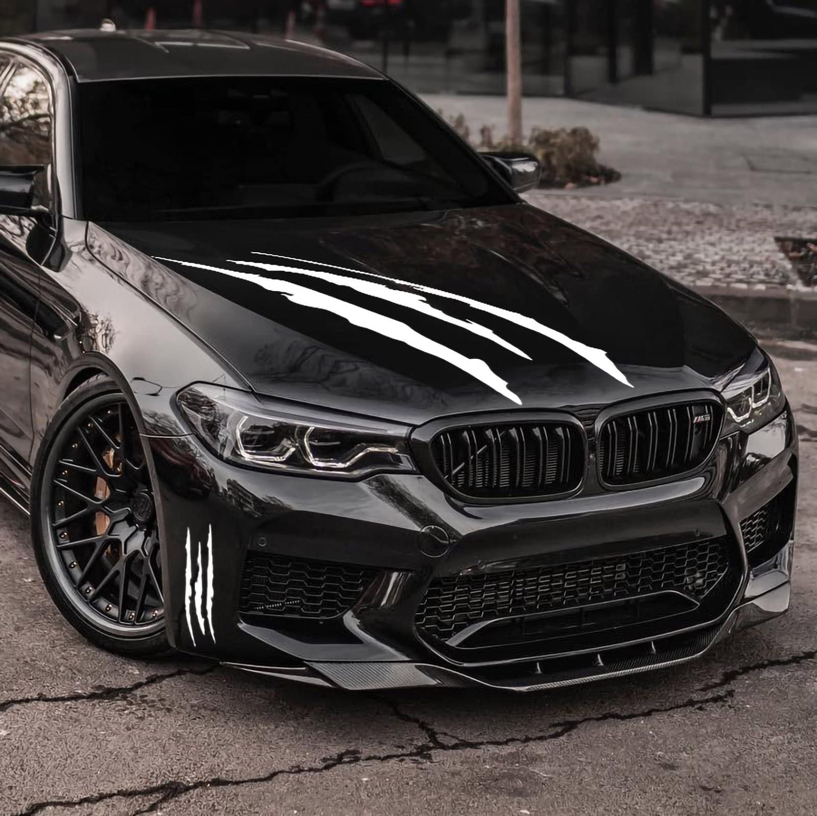 3pcs Car Stickers Vinyl Claw Marks Decals for Men (Red) - Walmart.com