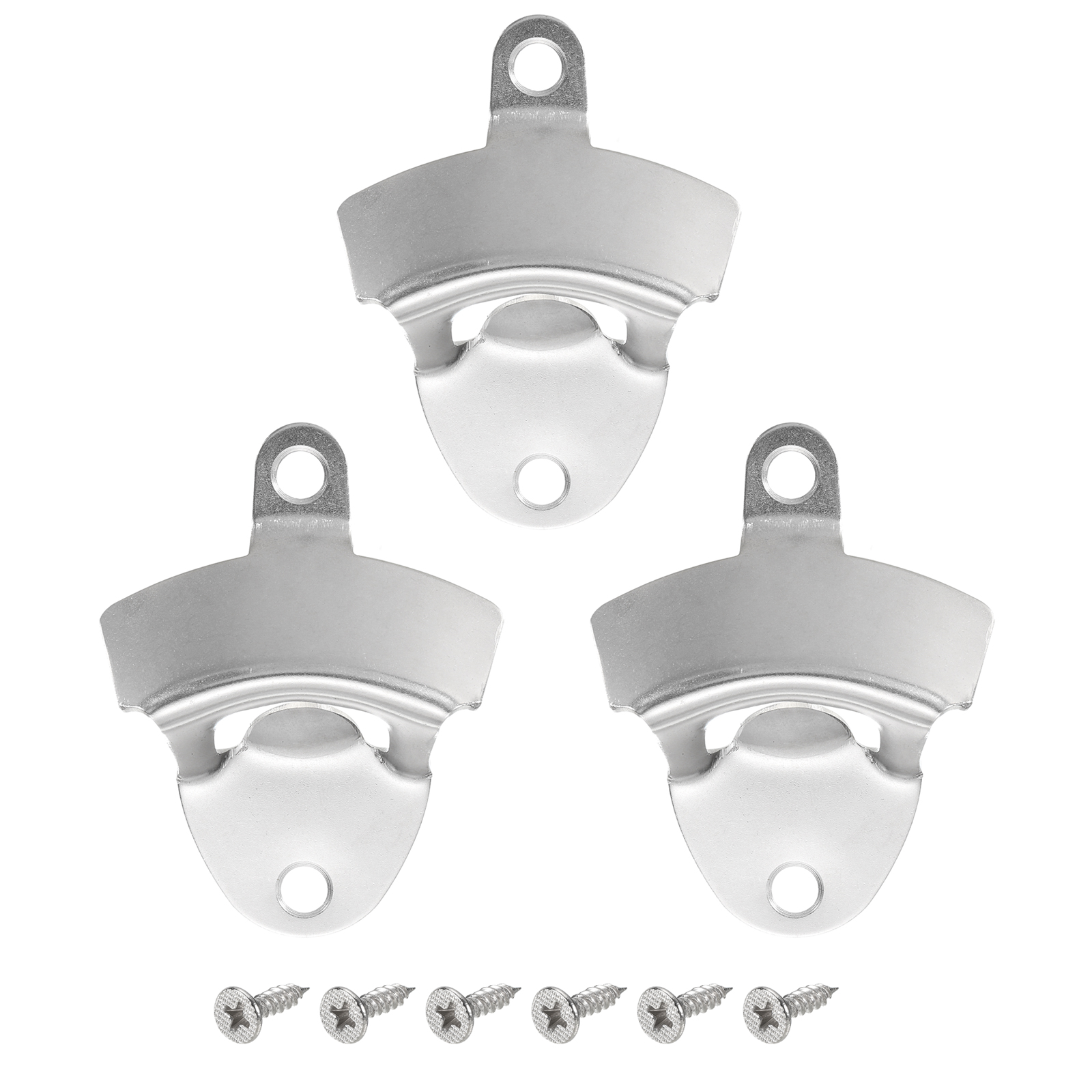 3pcs Cast Iron Wall Mounted Bottle Cap Opener Creative Bar Tools for ...